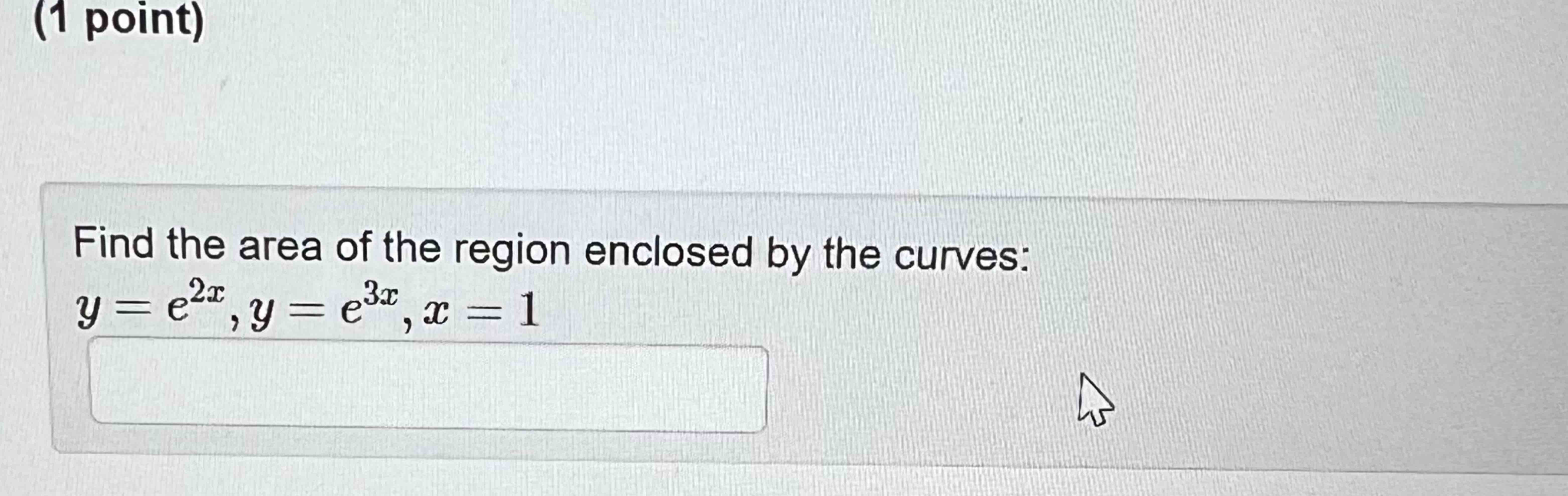 Solved Find the area of the region enclosed by the | Chegg.com