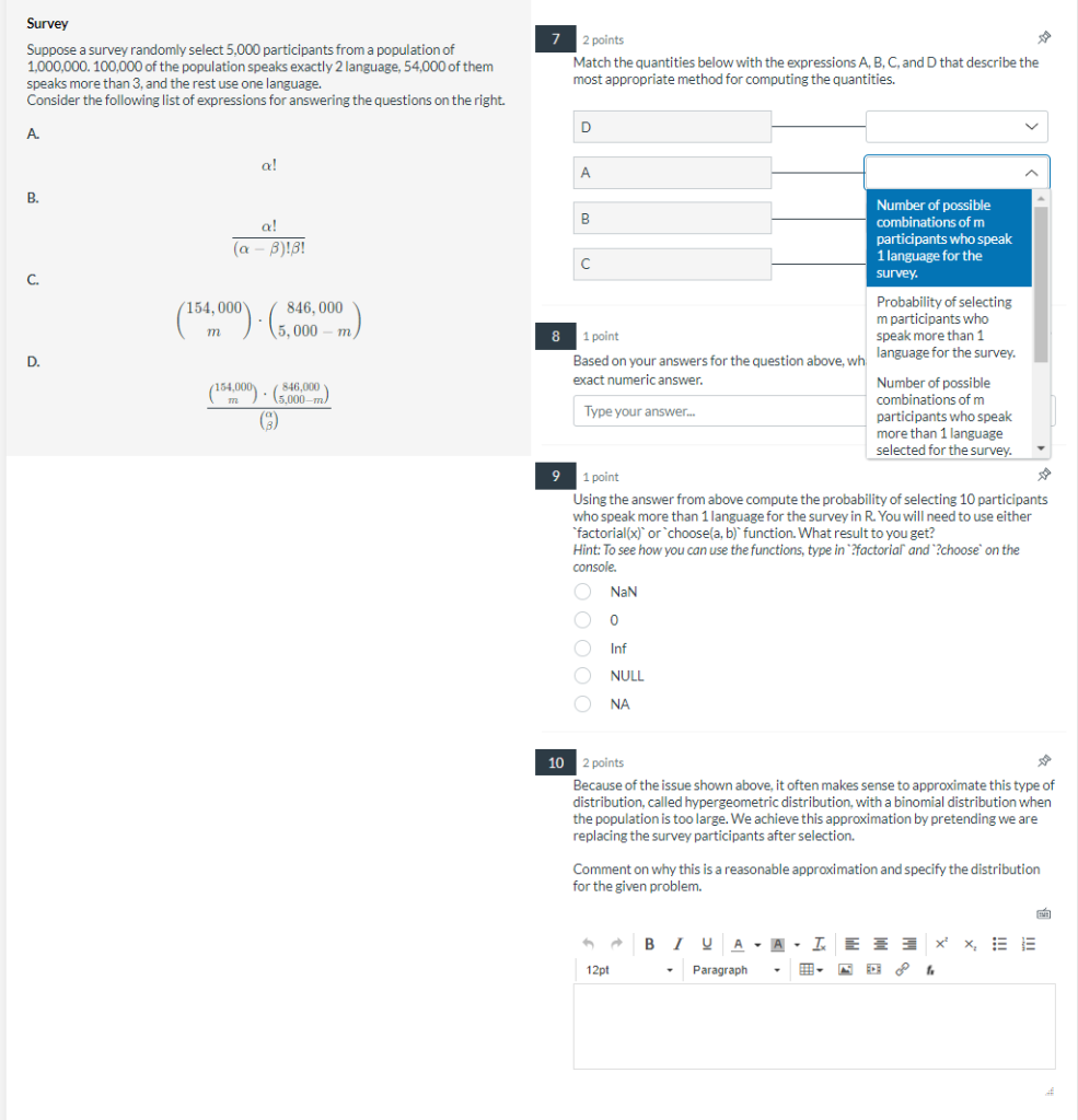 Solved Survey Suppose a survey randomly select 5,000 | Chegg.com