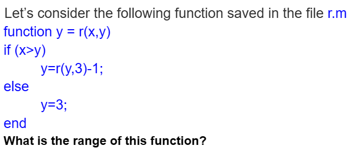 Solved Let's consider the following function saved in the | Chegg.com