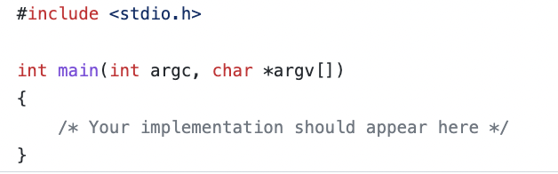 Your program must read its input from standard input, | Chegg.com