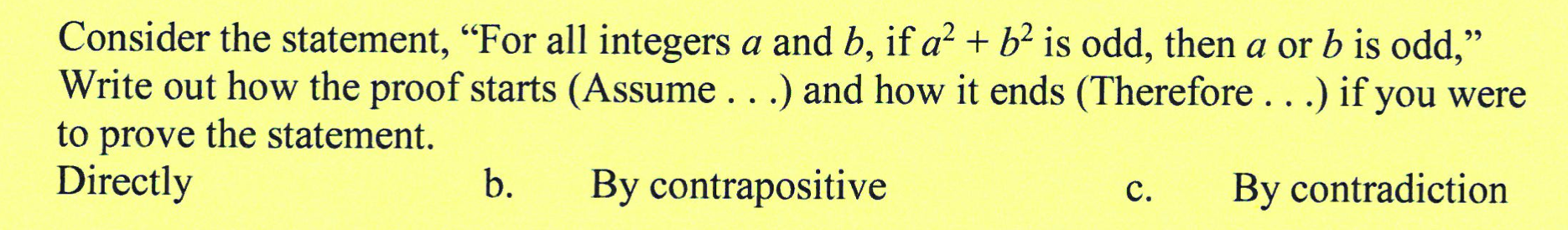 Solved The converse of the statement in #3 is false. Prove | Chegg.com