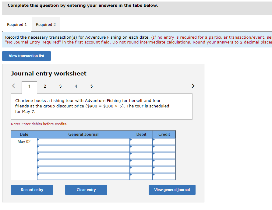 Solved Problem 5-2A (Algo) Record transactions related to | Chegg.com