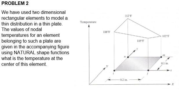 Solved PROBLEM 2 112 F Temperature 102 F We have used two | Chegg.com