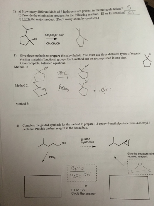 Solved How many different kinds of beta hydrogens are | Chegg.com