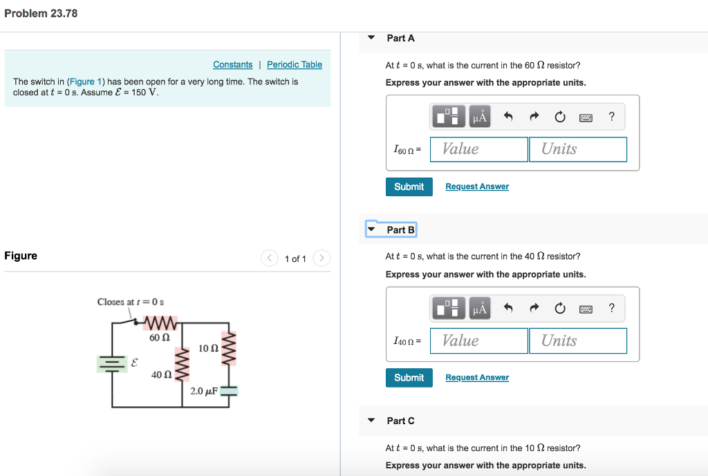 Solved Problem 23 78 Part A Constants I Periodic Table At
