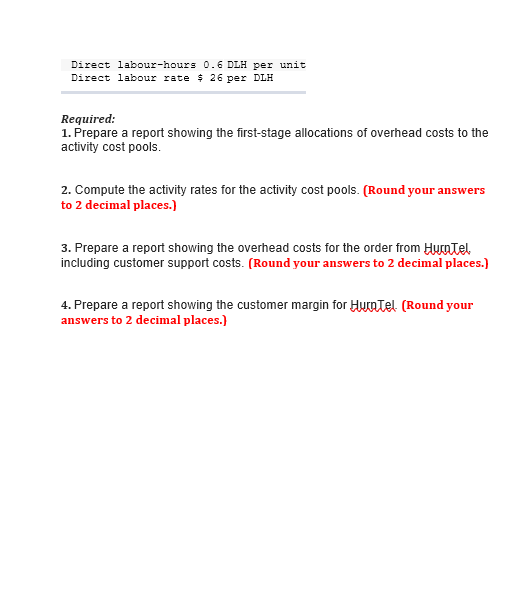 Solved Exercise 7 16 Comprehensive Activity Based Costing 