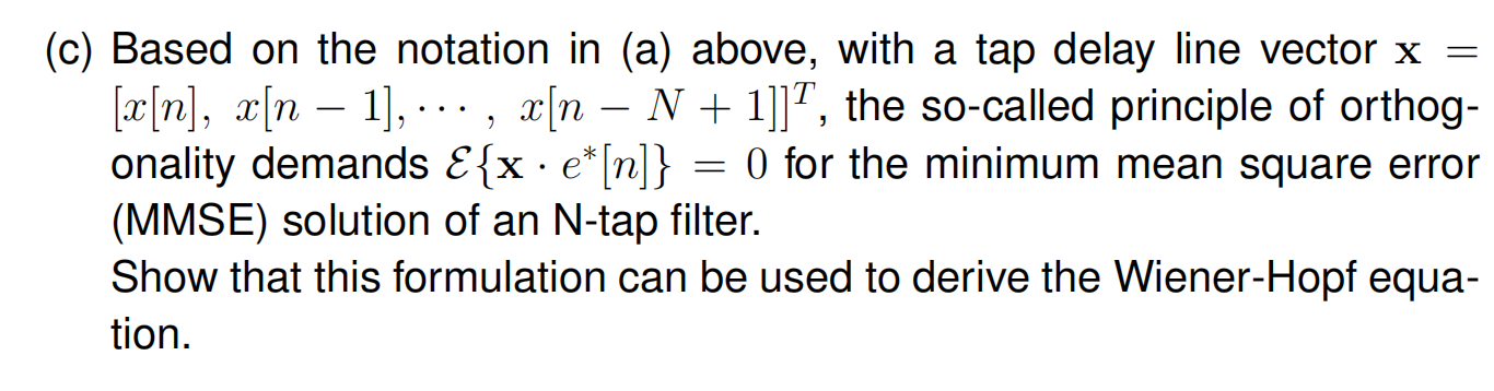 Solved (c) ﻿Based on the notation in (a) ﻿above, with a tap | Chegg.com