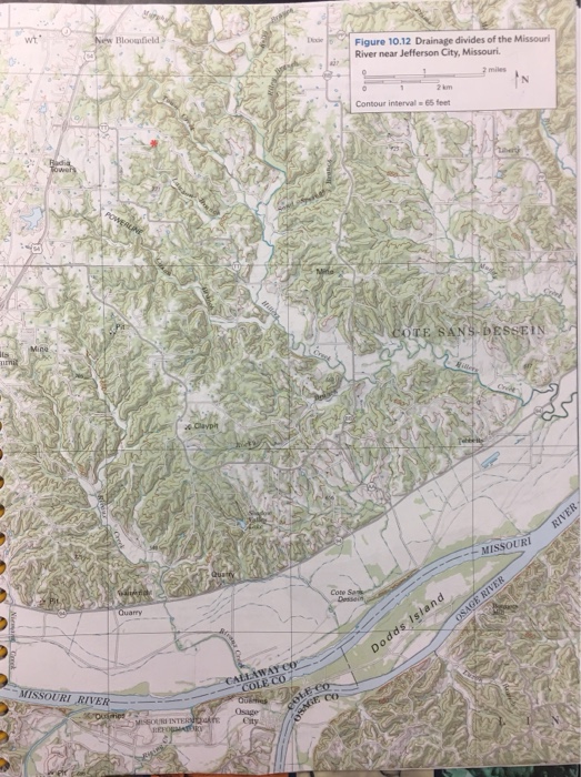 EXERCISE 10.5 Drainage Basins and Stream Divides | Chegg.com