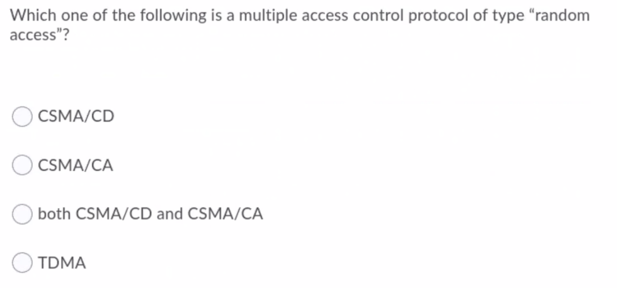 Solved An ARP query packet is typically encapsulated in: O a | Chegg.com