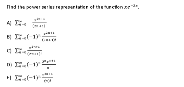 Solved Find the power series representation of the function | Chegg.com