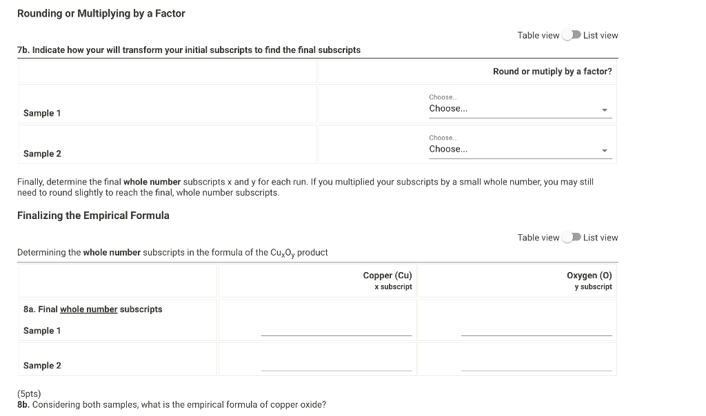 Solved Use your molar ratio to determine the initial | Chegg.com