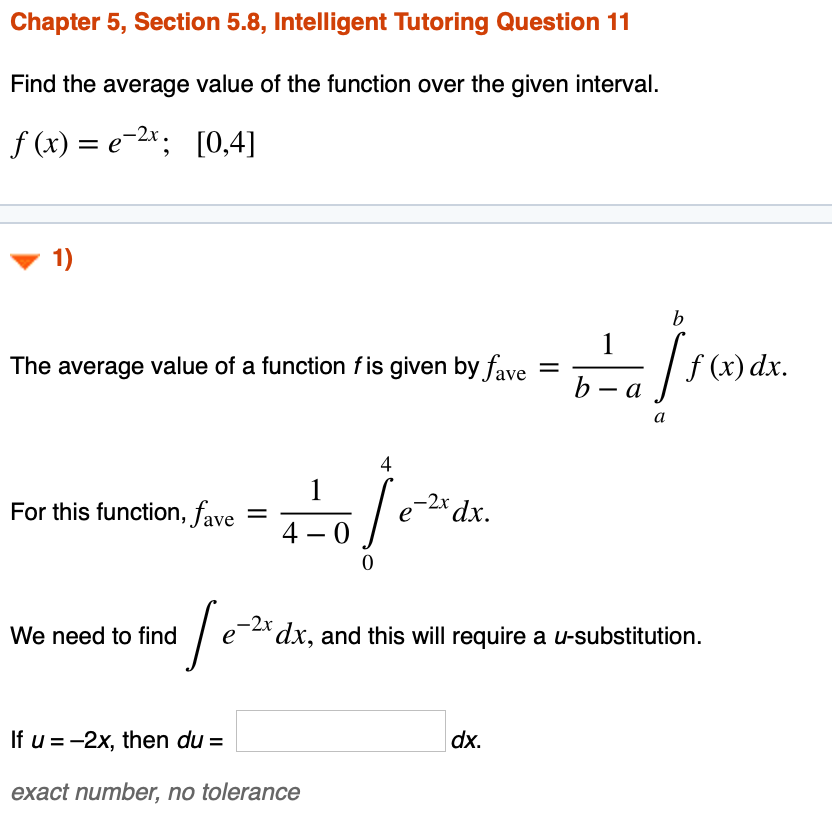 Solved Chapter 5, Section 5.5, Intelligent Tutoring Question | Chegg.com