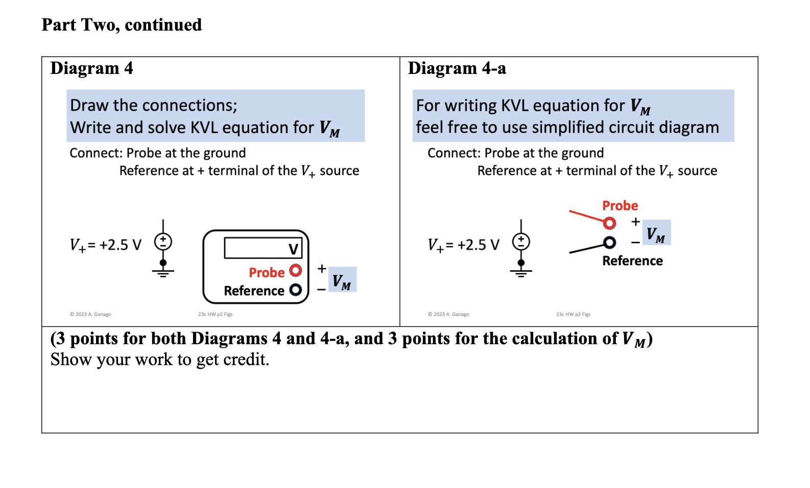 Solved Part Two, continuedPart Two (36 points =3 points for | Chegg.com