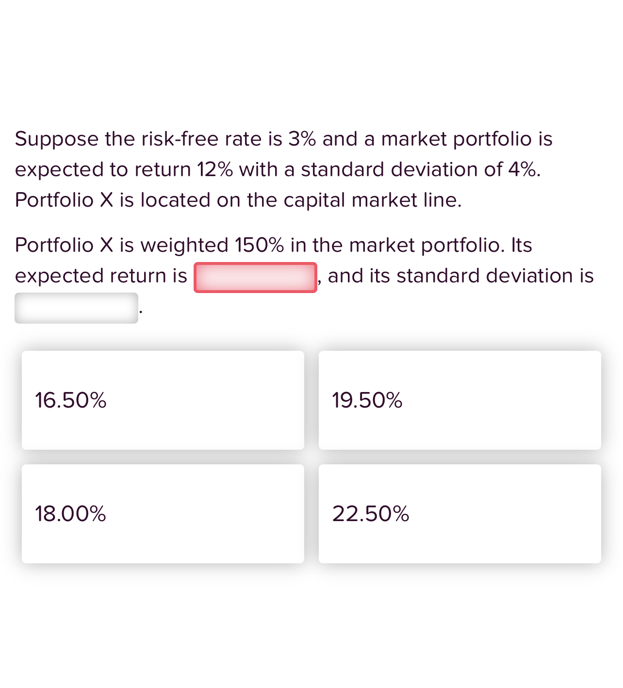 Solved suppose the risk free rate 3% and a market portfolio | Chegg.com