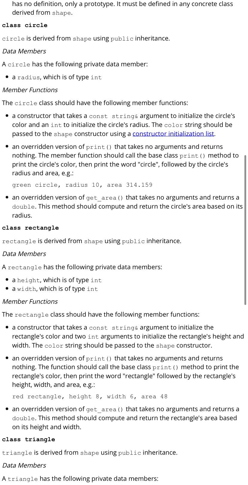 CSCI 241 Assignment 12 Purpose This short assignment | Chegg.com