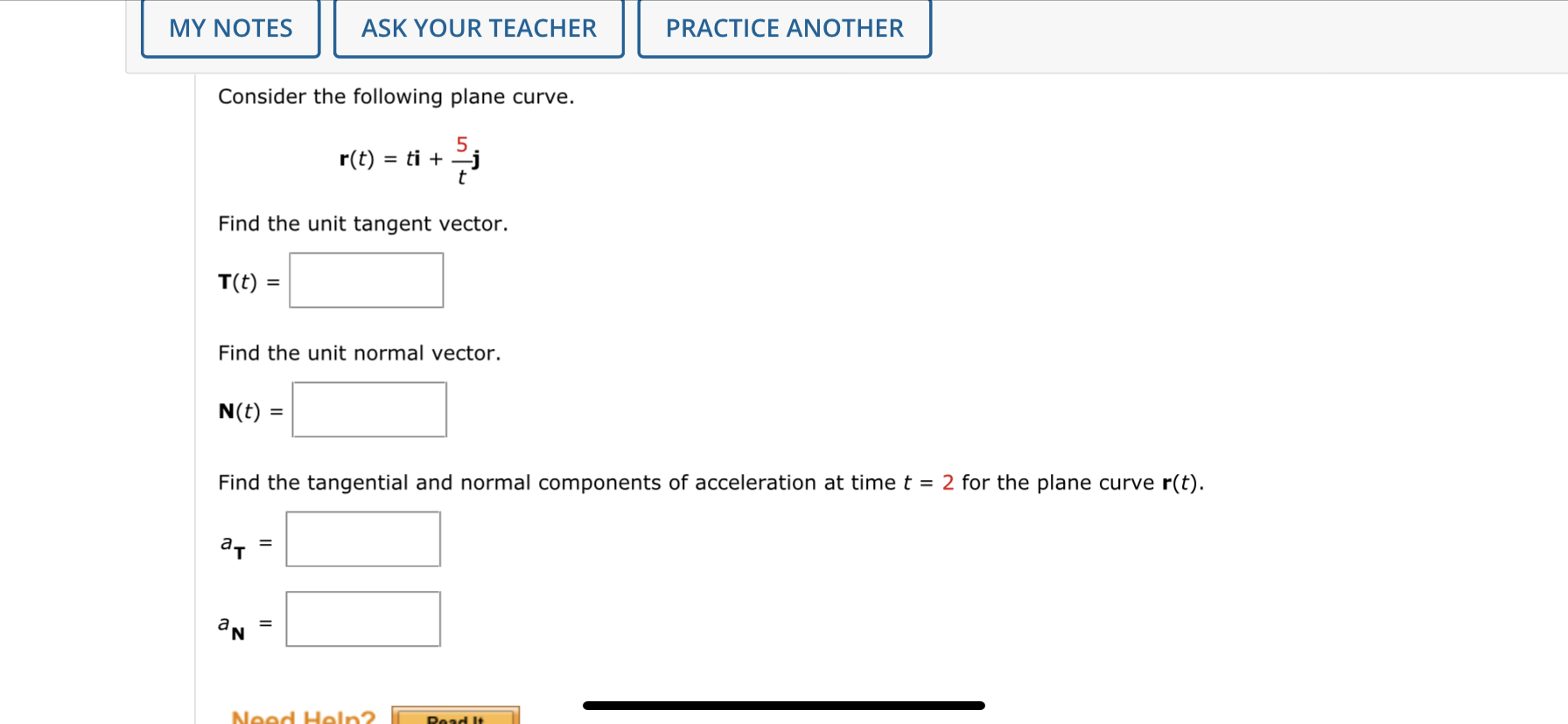 Consider the following plane curve. r(t)=ti+t5j Find | Chegg.com