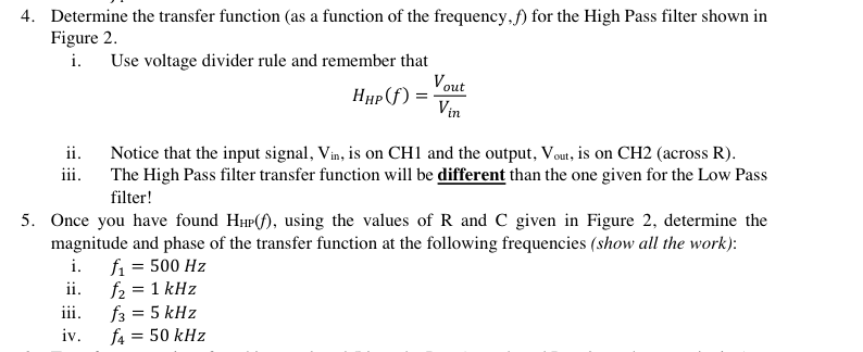 Solved 4 Determine The Transfer Function As A Function Of 6971