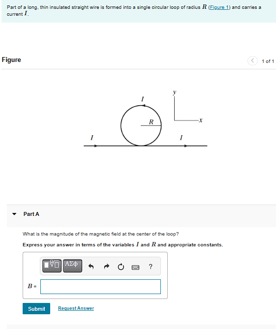 Solved Part of a long, thin insulated straight wire is | Chegg.com