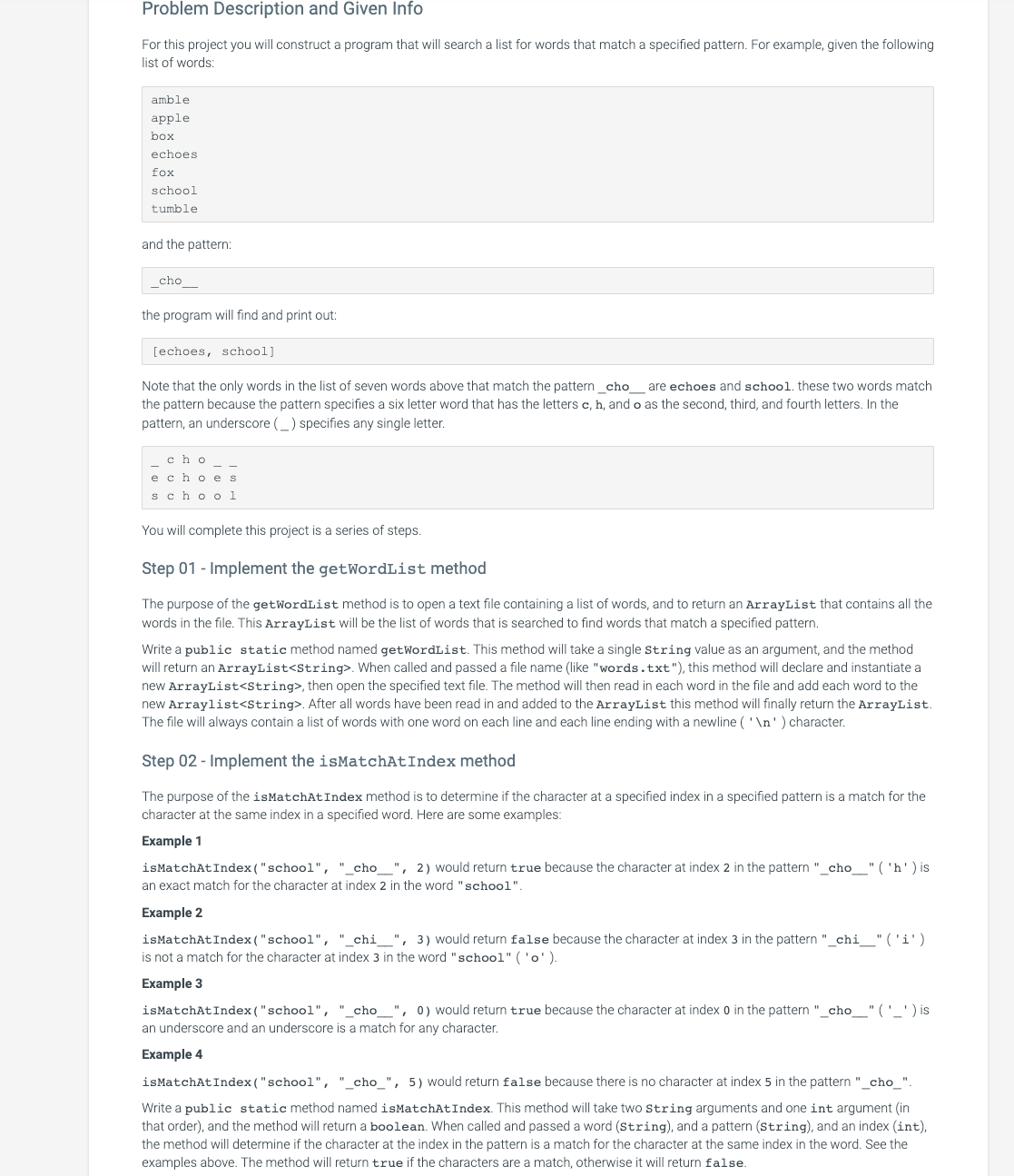 Solved Problem Description and Given Info For this project | Chegg.com