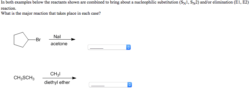 Solved In both examples below the reactants shown are | Chegg.com