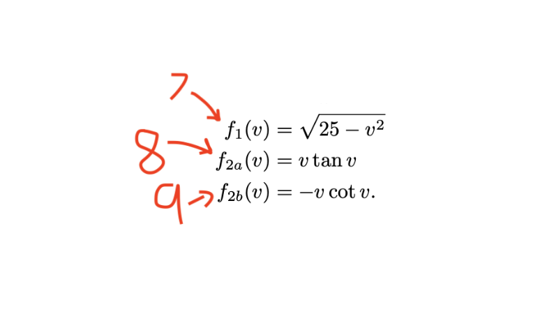 Solved b. Solve for the intersection points of Equation (7) | Chegg.com