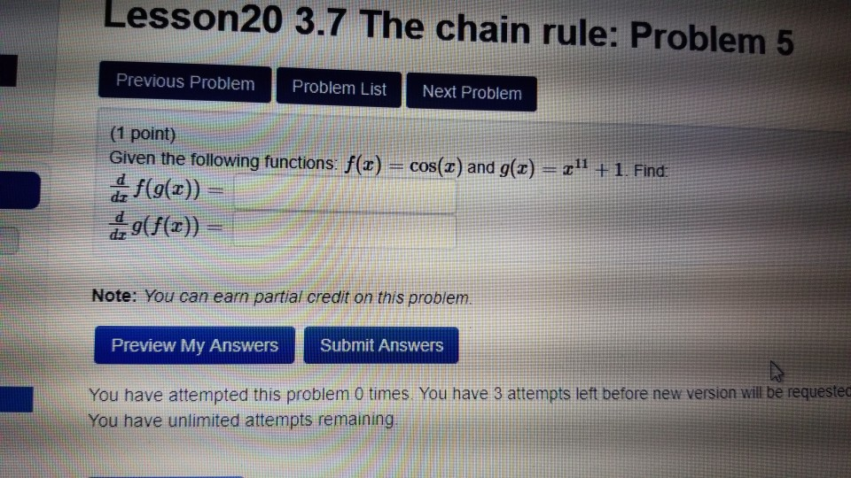 Solved webwork / math231_22799_sunderland_f19 / lesson20_3.7 | Chegg.com
