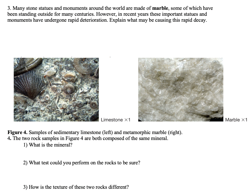 Solved Figure 2. A slate sample. 1. Because of slate's | Chegg.com