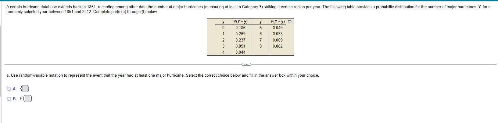 Solved A Use Random Variable Notation To Represent The 7761
