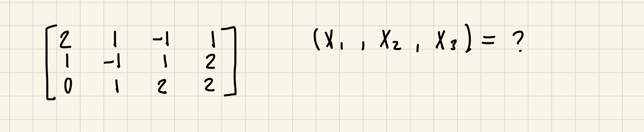 Solved Find the solution set of the system of linear | Chegg.com