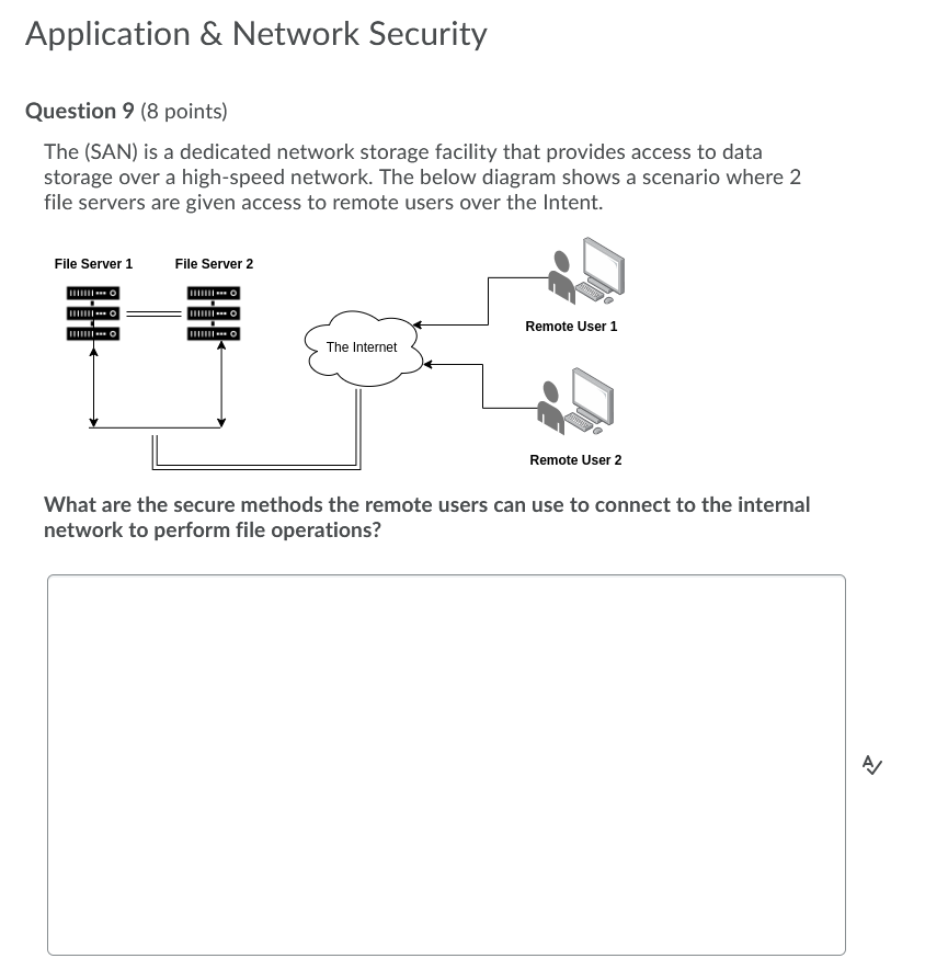 Solved Application & Network Security Question 9 (8 points) | Chegg.com