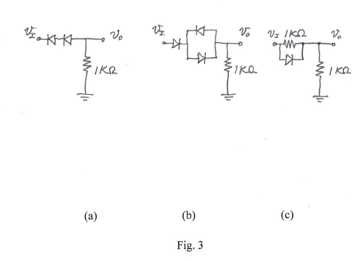 Solved [3 problems in electronic circuit, please help me!!] | Chegg.com