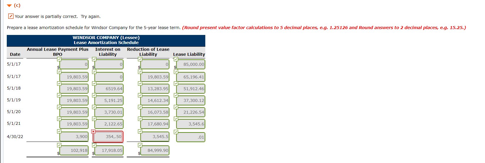 Solved Exercise 21-8 (Part Level Submission) The following | Chegg.com