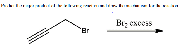Solved Predict the major product of the following reaction | Chegg.com