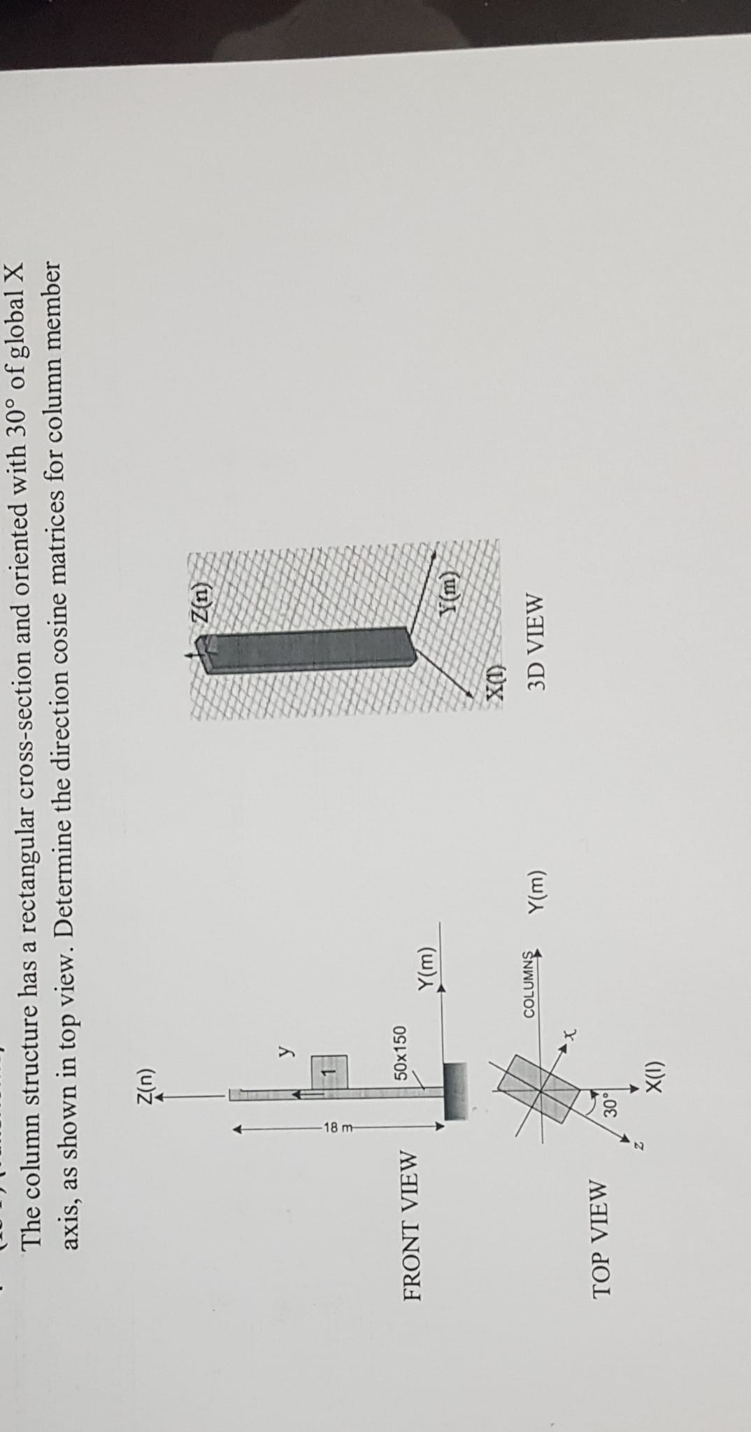 Solved The column structure has a rectangular cross-section | Chegg.com