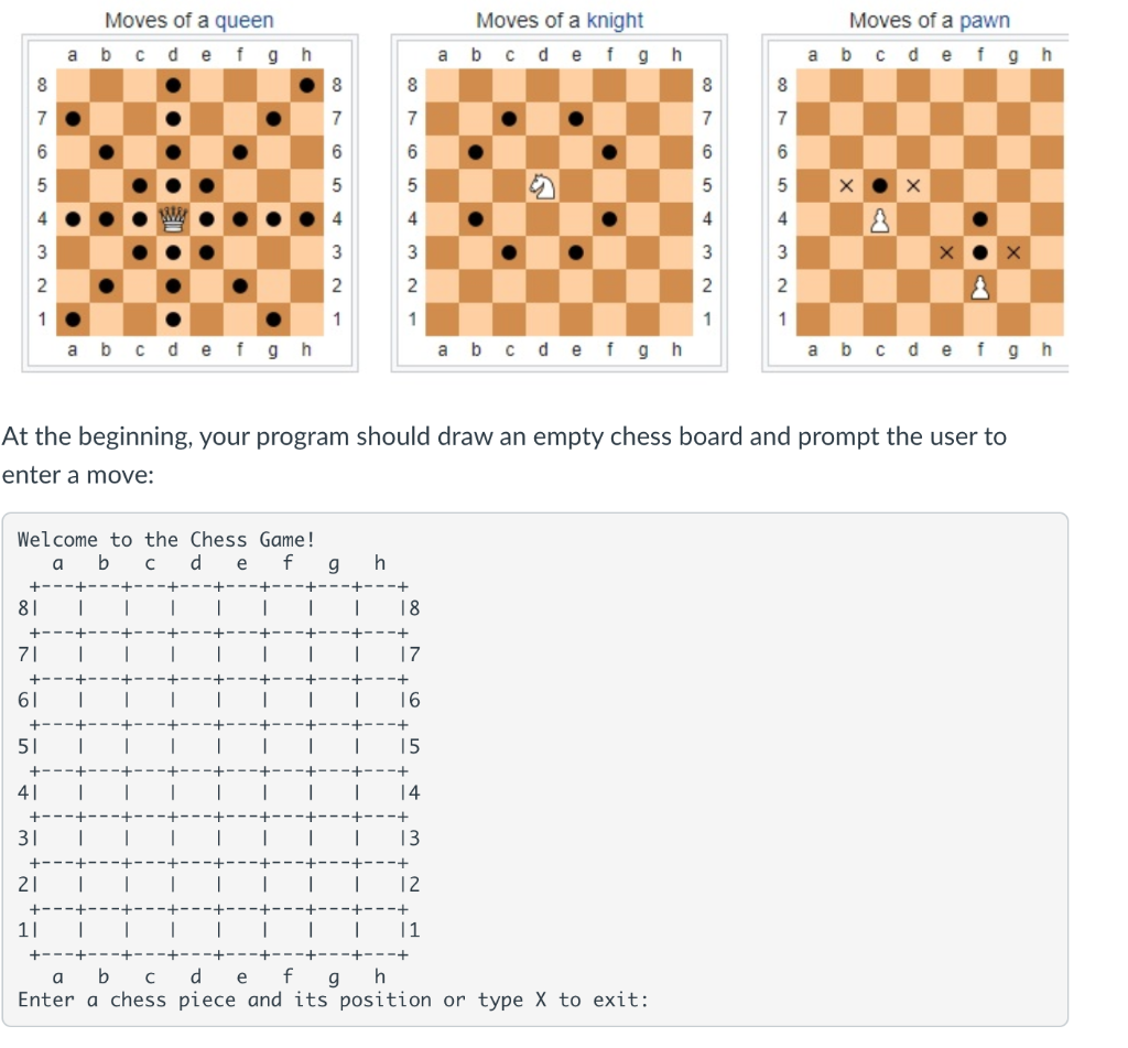 Solved Chess Python Objective Practicing With