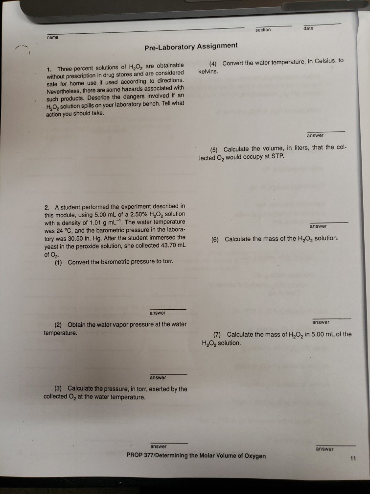 Solved section name Pre-Laboratory Assignment (4) Convert | Chegg.com
