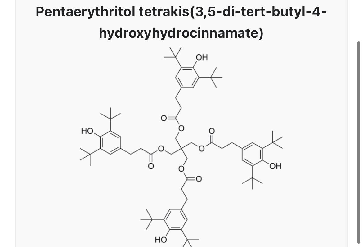 Solved Pentaerythritol tetrakis(3,5-di-tert-butyl-4- | Chegg.com