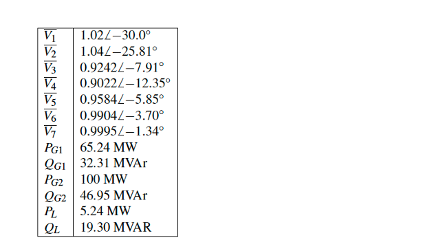 Solved You are given the 7 bus power system shown on the | Chegg.com