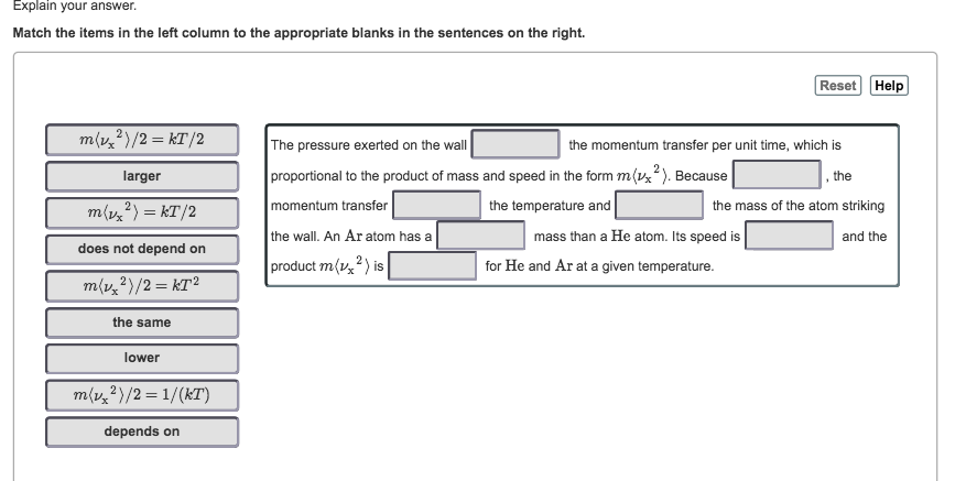 Solved Explain your answer Match the items in the left | Chegg.com