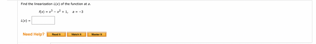 Solved Find the linearization L(x) ﻿of the function at | Chegg.com