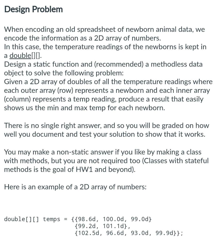 Solved Design Problem When encoding an old spreadsheet of | Chegg.com