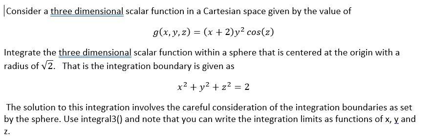 |Consider a three dimensional scalar function in a | Chegg.com