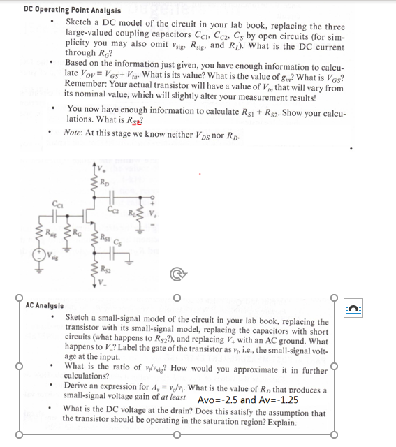 Solved 2: Circuit RD Cci Cc2 RE Ruiz SRG Ti Rs1 Cs RS2 | Chegg.com