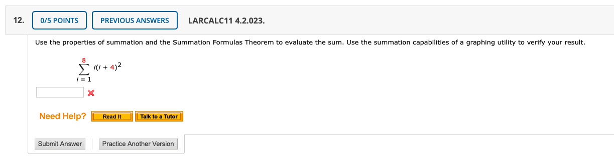 Solved 0/5 POINTS PREVIOUS ANSWERS LARCALC11 4.2.023. Use | Chegg.com