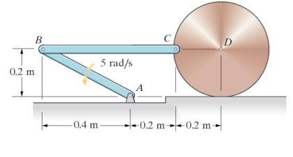 Solved Bar AB is rotating in the counterclockwise direction | Chegg.com