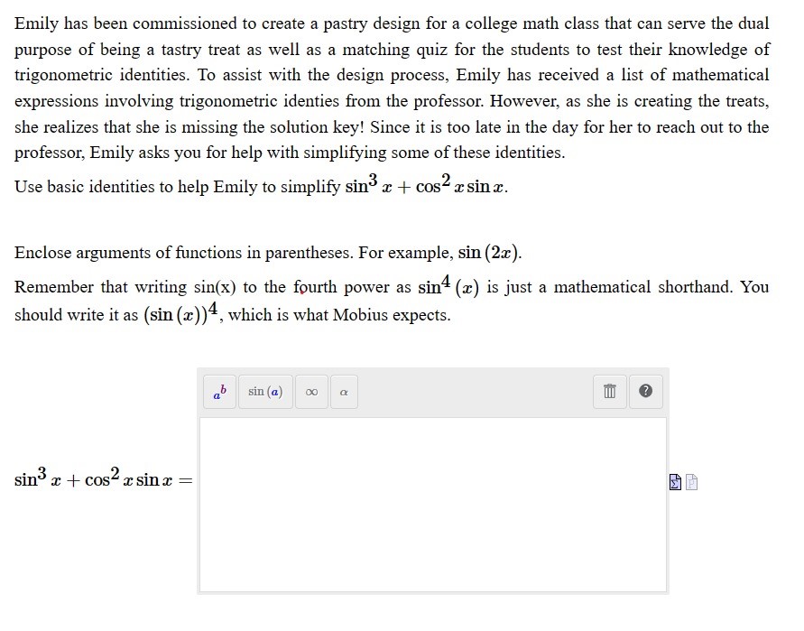 Solved Emily has been commissioned to create a pastry design | Chegg.com