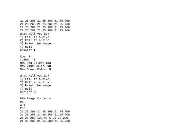 Solved Assignment 7B: Color Art Program! For our last | Chegg.com