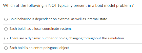 Solved Which of the following is NOT typically present in a | Chegg.com