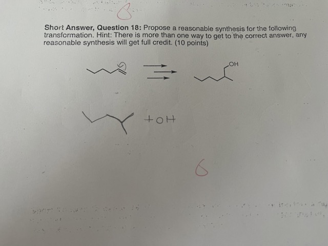 Solved propose a reasonable synthesis for the following | Chegg.com Solved propose a reasonable synthesis for the following | Chegg.com