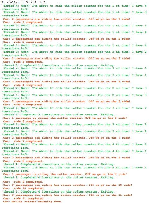 Solved This is a roller coaster C file program. Please | Chegg.com
